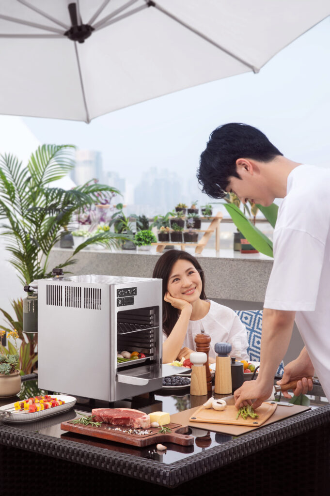 KOMPAC Z1 Mini Series เตาย่างเสต็กระบบแก๊สอินฟาเรด 800°C ขนาดกะทัดรัด ...