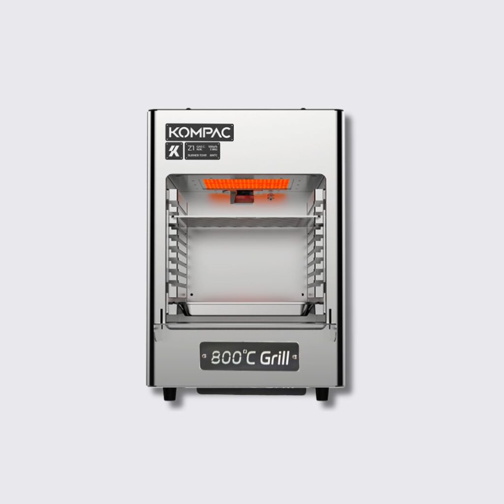 KOMPAC Z1 Mini Series เตาย่างเสต็กระบบแก๊สอินฟาเรด 800°C ขนาดกะทัดรัด ...