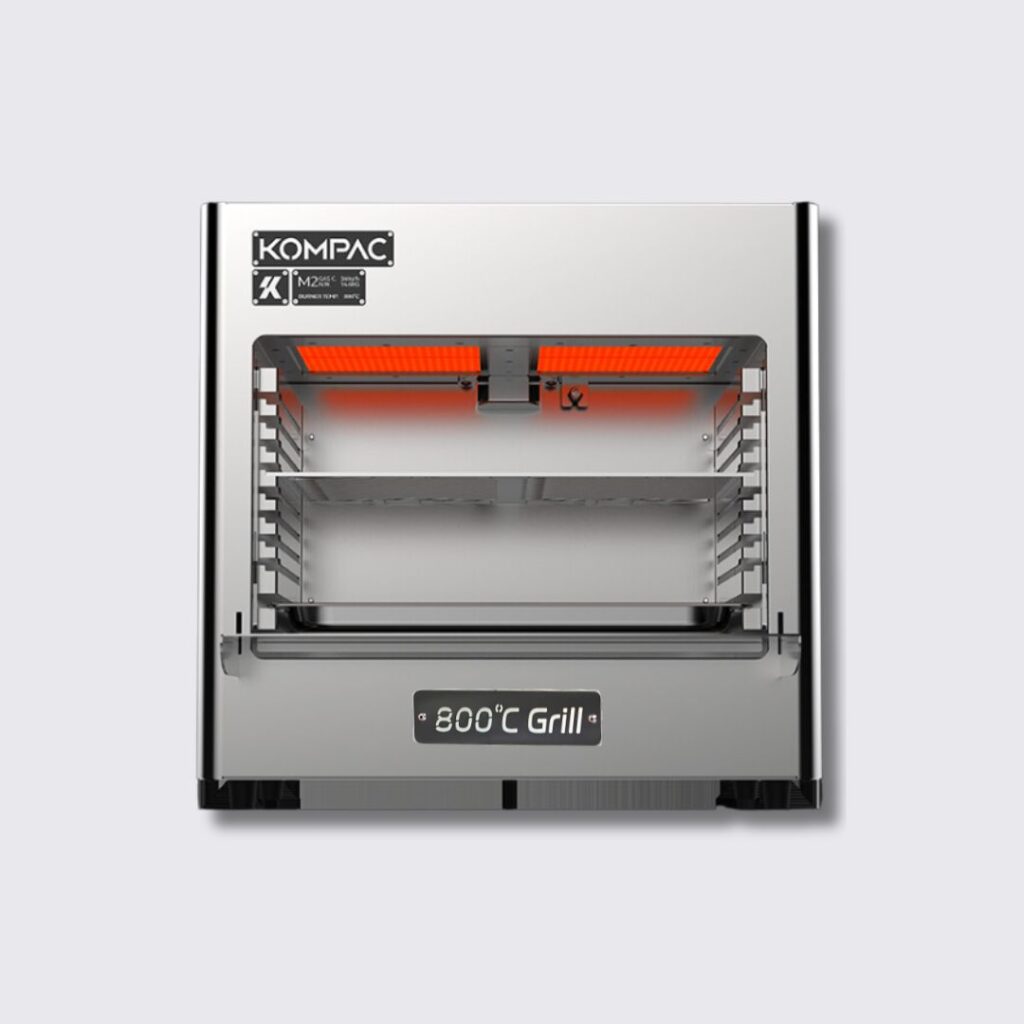 KOMPAC M2 Master Series เตาย่างเสต็ก 800°C สำหรับเชฟมืออาชีพ